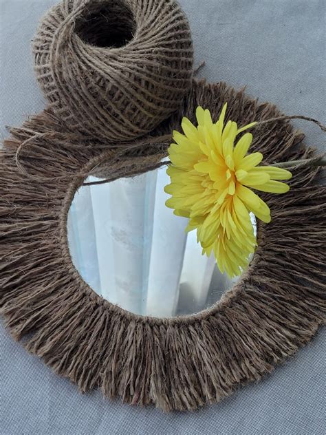 Womens Macrame Woven Mirror Kamui Store