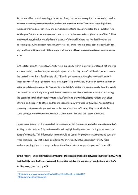 Bivariate Report Mathematics And Statistics Level 3 Ncea Thinkswap