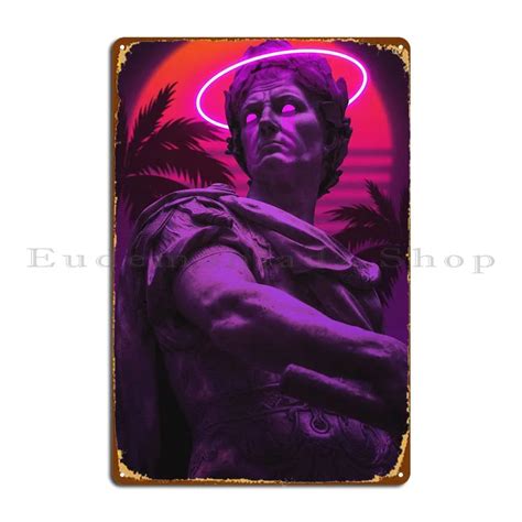 Julius Caesar Metal I Aretleri Komik Garaj Pub Tabaklar Ki Iselle