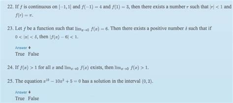 Solved 22 If F Is Continuous On −11 And F−14 And