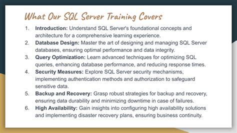 Ppt Sql Server Training In Noida Powerpoint Presentation Free Download Id 12738687