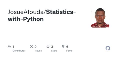 GitHub JosueAfouda Statistics With Python
