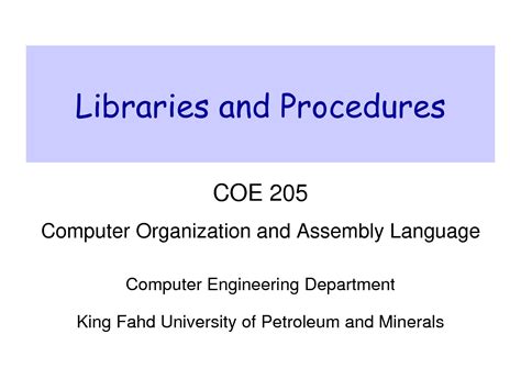 SOLUTION Procedures In Assembly Language Studypool
