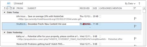 Change Inbox Folder View In Outlook