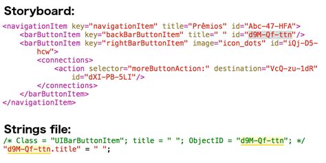 Objective C Ios Bug Storyboard Id Appearing As Ios Back Button Text
