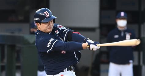 2군서 타격감↑ 두산 강진성 콜업 첫날 7번·lf 선발김재환 휴식