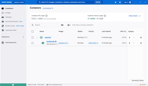＜docker＞最小構成！db（postgresql）のみを構築し、a5m2（a5sql Mk 2）で接続する Jp Terrace