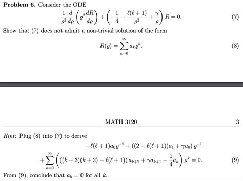 Solved Problem 6 Consider The Chegg Com