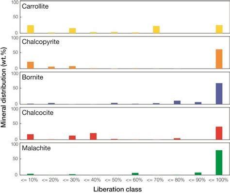 Mineral Liberation Data For The Main Target Minerals Obtained By Download Scientific Diagram