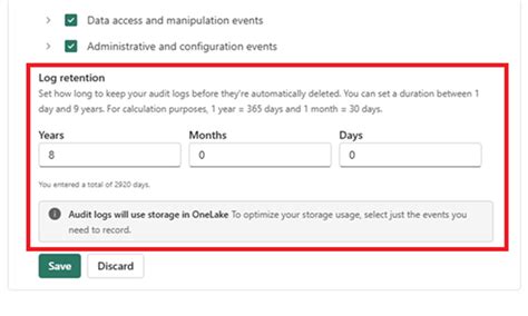 在 Fabric 資料倉儲中設定 Sql 稽核紀錄 預覽 Microsoft Fabric Microsoft Learn