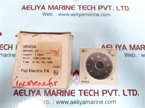 Fuji Electric Ms4sa Super Timer Ms4sc Ap Aeliya Marine
