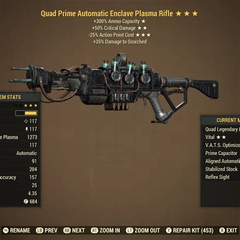 Q50c25 Enclave Plasma Rifle Game Items Gameflip