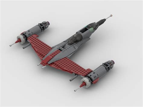Lego Moc N2 B Starfighter The Bastard By Kerfax Rebrickable Build