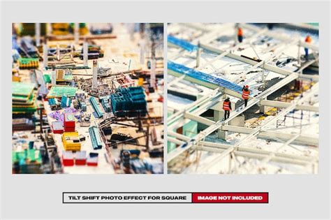Premium Psd Tilt Shift Photo Effect For Square