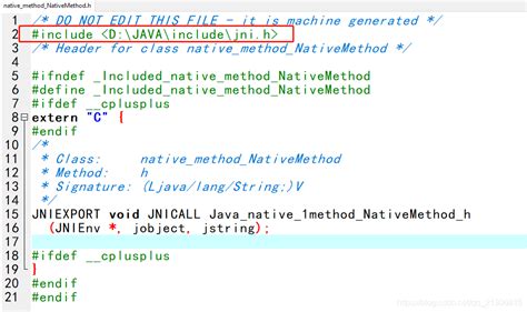 Java中的native方法实现（c）c Native Csdn博客