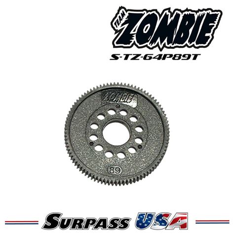 S Tz 64p89t Team Zombie Thin Low Friction 89t Spur Gear 64p Michaels