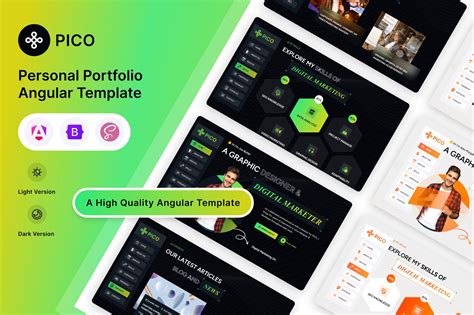 Pico Angular Personal Portfolio Template