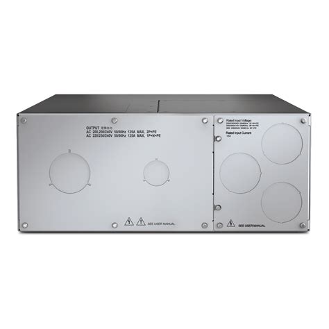 Apc Service Bypass Panel 200 208 230 240v 125a Hw Input Output Sbp20kp Apc Usa