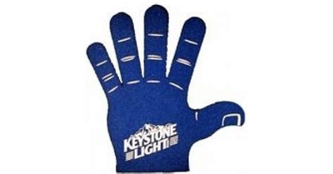 High Five Hand Sign Foam Hand Mitt 18 With Logo