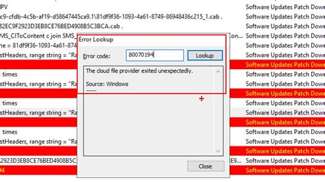 The Cloud File Provider Exited Unexpectedly Download Failed With