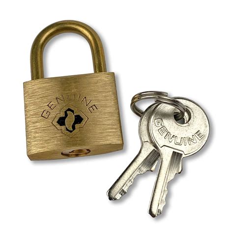 Brass Padlock Keyed Alike With 2 Keys Thefire