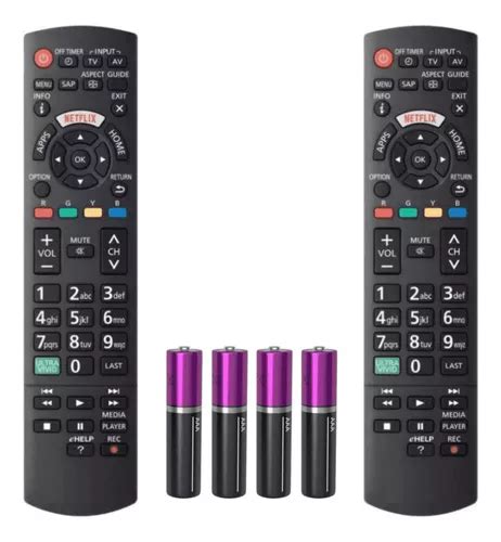Kit 2 Controle Remoto Compatível Tv Panasonic Smart Led Lcd MercadoLivre