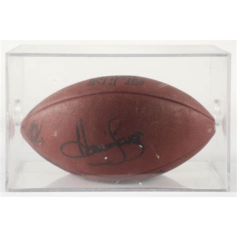 Nfl Alumni Football Signed By 9 With Howie Long Tim Brown Ethan