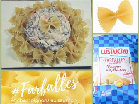 Recettes de Farfalle et Saumon fumé