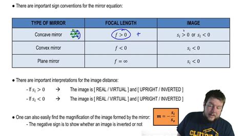 Mirror Equation Example Problems Geometric Optics Physics K Pearson Channels