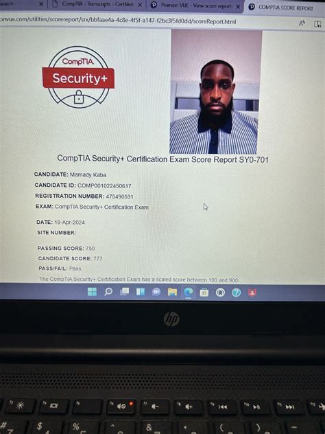 Mamady Kaba On Linkedin Comptia Cybersecurity Certification