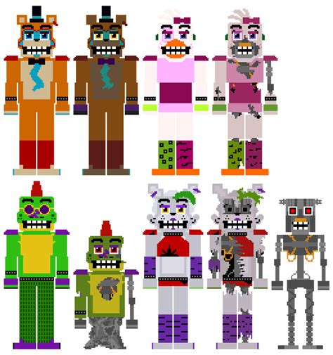 Fnaf Sb Glamrocks By Fnafdeviantart123 On Deviantart