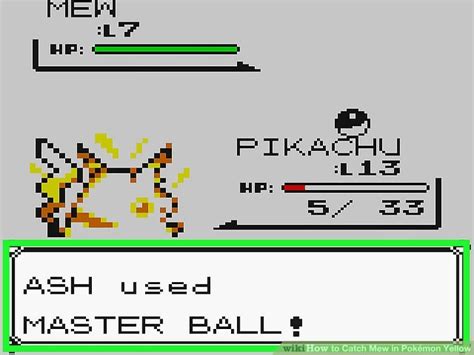 How To Catch Mew In Pokémon Yellow 13 Steps With Pictures