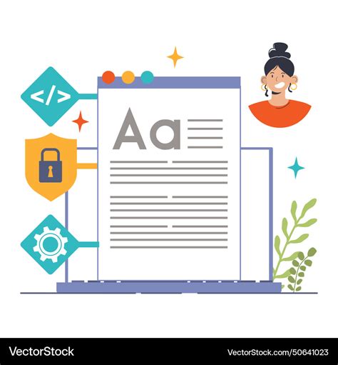 Open Source Software With Code Available For Use Vector Image
