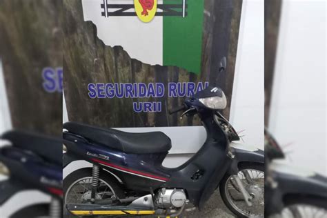 Policía Motorizada Y De La Seguridad Rural Recuperaron Una Moto Robada