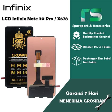 Jual LCD TOUCHSCREEN INFINIX NOTE 30 PRO X678 FULLSET COMPLETE Shopee Indonesia