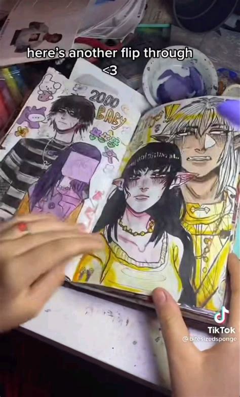 Bitesizedsponge Sketchbook Flip Through 2024
