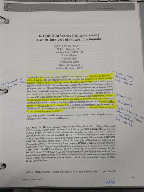 Annotated Stimulus Sources R Apseminar