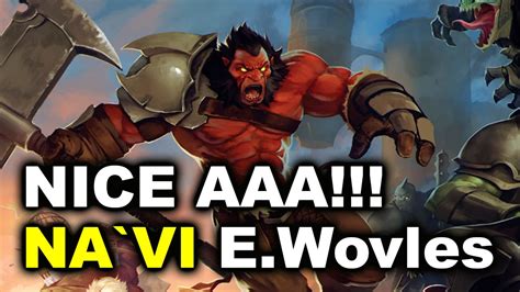 NAVI E Wolves MEGACREEPS COMEBACK WePlay 6 87 Dota 2 YouTube