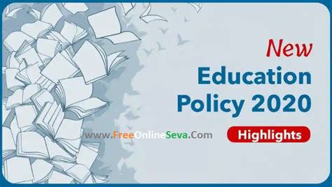 New National Education Policy 2020 New Education System Free Online