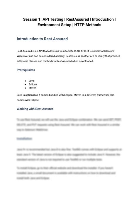 Solution Api Testing Restassured Introduction Environment Setup