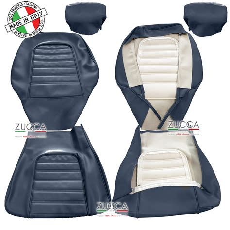 Fodere Sedili Blu Scuro Duetto Terza Serie Zucca Ricambi Per Alfa Romeo D Epoca