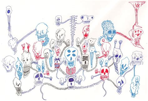Skull Architecture By Messypapercut On Deviantart