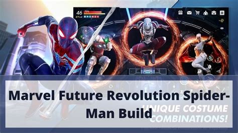 Marvel Future Revolution Spider Man Build Skills Cards