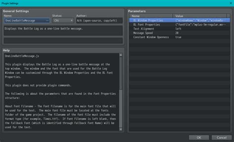 One Line Battle Message Plugin Updated With New Parameters RPG Maker Forums