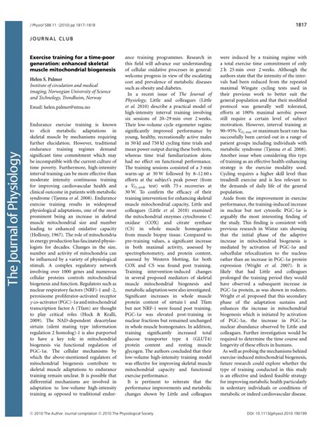 Pdf Exercise Training For A Time Poor Generation Enhanced Skeletal
