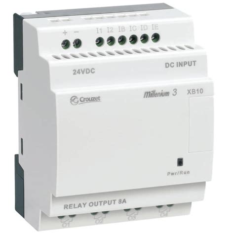 Automate Programmable Sur Rail Din Xb10 Series Crouzet Entrées Analogiques Avec Cartes D