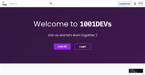 Blog Codesandbox