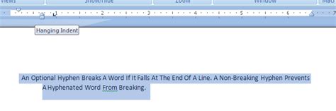 Setting Paragraph Indents Indents Style Formatting Microsoft