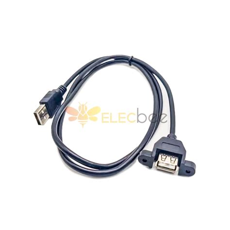 RJ45 Male To Female Ethernet Extension Cable 60CM Cat5e Unshield