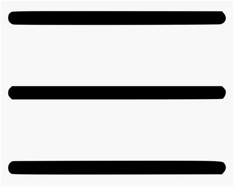 Hamburger Menu Transparent Sidebar Icon HD Png Download Kindpng